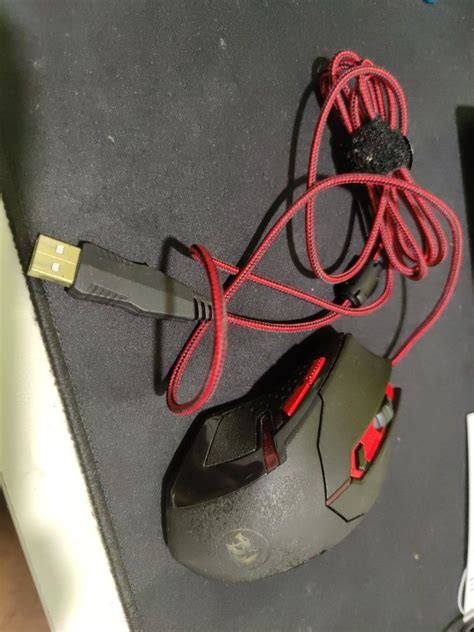 Red Dragon Mouse Computers Tech Parts Accessories Mouse Mousepads On Carousell