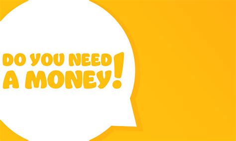 돈이 필요하십니까 음성 거품 돈 텍스트가 필요합니까 2d 그림 플랫 스타일 비즈니스 및 광고에 대한 벡터 라인 아이콘 개념에