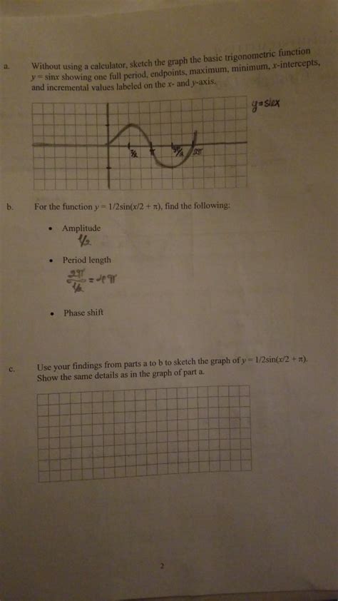 solved without using a calculator sketch the graph the