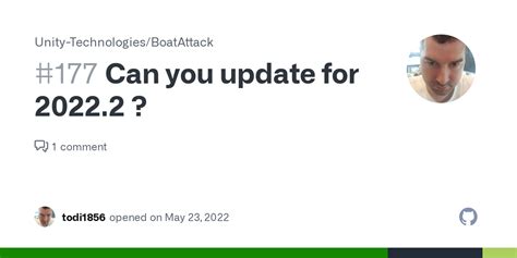 can you update for 2022 2 · issue 177 · unity technologies