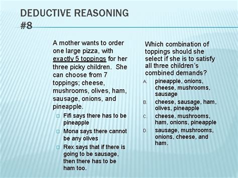 Inductive Reasoning Deductive Reasoning And False Premise LOGIC