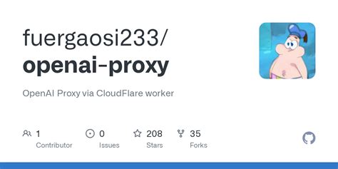GitHub Fuergaosi233 Openai Proxy OpenAI Proxy Via CloudFlare Worker