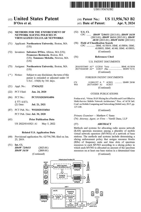 Patent For Advanced Methods In Enforcing Network Slicing Policies