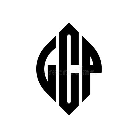 Lcp Circle Letter Logo Design With Circle And Ellipse Shape Lcp Ellipse Letters With