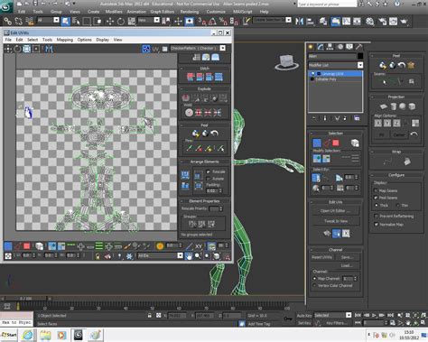 D Modelling And Animation Course Character Unwrap