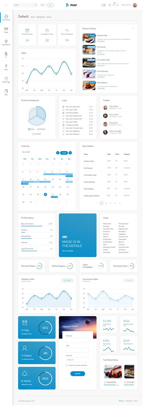 35 Best Html5 Dashboard Templates And Admin Panels 2021 Responsive