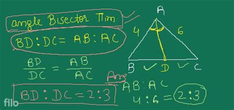 Iv In The Given Figure AD Is The Internal Bisector Of A If AB 4 Cm A