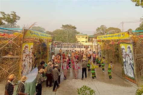 မင်းဘူးမြို့၌ မြန့်မာ့ရိုးရာယဉ်ကျေးမှု အတာသင်္ကြန်ရေသဘင်ပွဲတော် ဖွင့်ပွဲအခမ်းအနားကျင်းပ