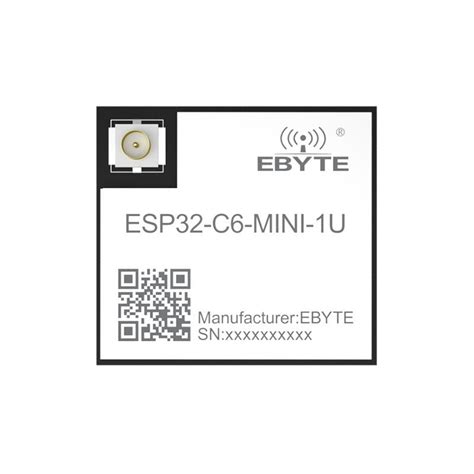 Ebyte Esp32 C6 Mini 1u 24ghz Bluetooth Wifi Iot Soc Module 20dbm 180m
