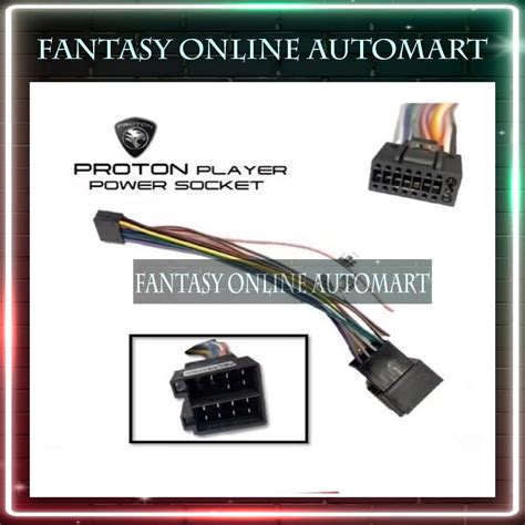 Proton Saga Vvt Waja Gen2 Persona Preve Bmw Oem Plug And Play Socket Cable Android Player Socket