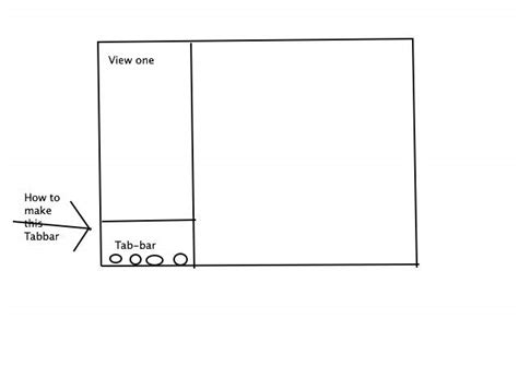 Ios Ipad Tabbar In Splitview Layout Like This Image Stack Overflow