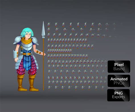 Lancer Character Sprite Game Art Partners