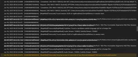 Plex Error Playback Terminated Conversion Failed The Transcoder