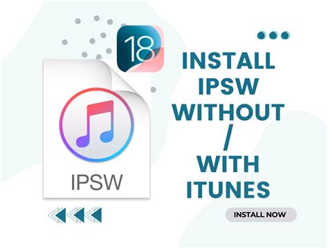 [ios 18 and 26] install ipsw without with itunes in 4 steps