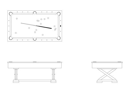 Pool Table Cad Blocks Free