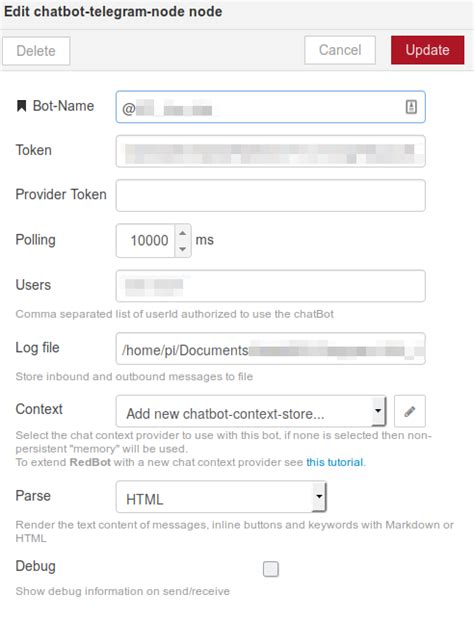 Howto Setting Up A Telegram Bot For All Your Home Automation Messages Node Red Home