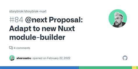 Next Proposal Adapt To New Nuxt Module Builder Issue Storyblok Storyblok Nuxt Github