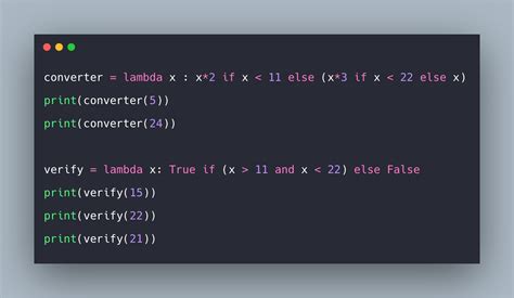 Как использовать If Else и Elif в лямбда функциях в Python на примерах