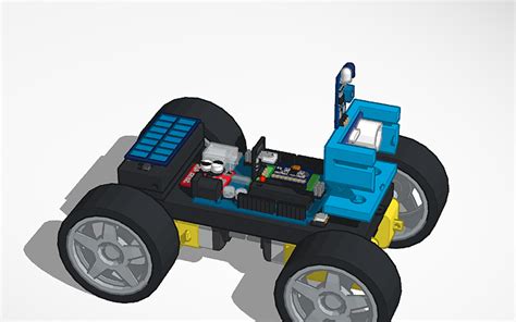 3d Design Robot Car Tinkercad