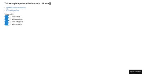 Semantic Ui React Example Forked Codesandbox Semantic Ui React Example Forked Codesandbox