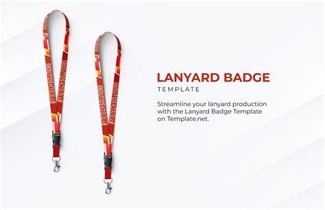 Free Id Lanyard Template To Edit Online