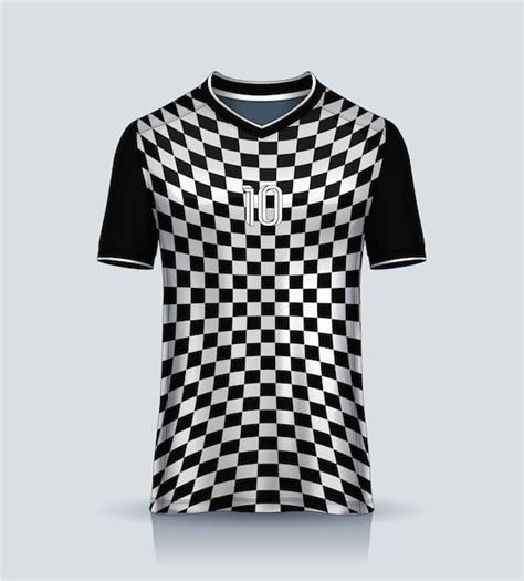 리메이션 스포츠 티셔츠 디자인을 위한 축구 유니폼 디자인 프리미엄 벡터