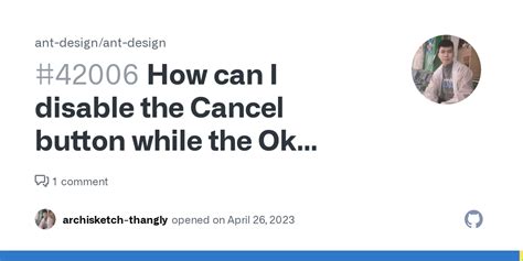 How Can I Disable The Cancel Button While The Ok Button Is Loading When Using Modal Confirm