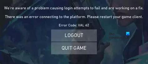 fix valorant error code val 62 the right way