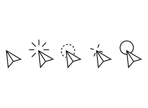 Click Design Illustration Isolated On White Background 39947858 Vector