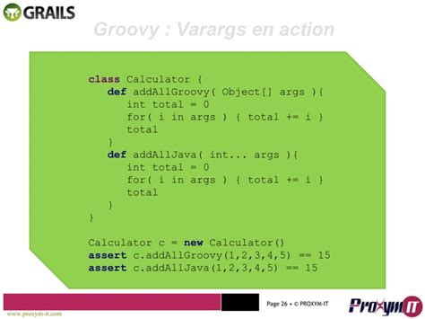 Présentation Du Framework Grails Ppt