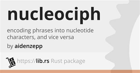 核苷酸密码库 — Rust加密库 Lib Rs • Rust 包仓库