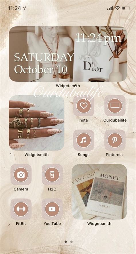 Ios 14 Iphone Aesthetic Inspo And Tutorial Our Dubai Life