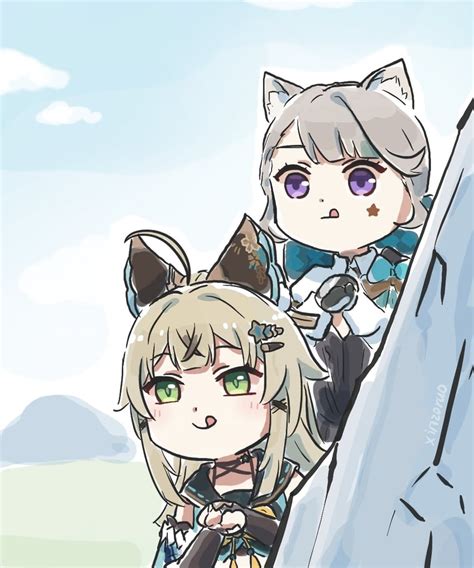 Lynette And Kirara Genshin Impact Drawn By Xinzoruo Danbooru