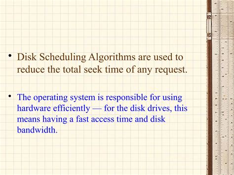 Disk Scheduling Algorithms Ppt