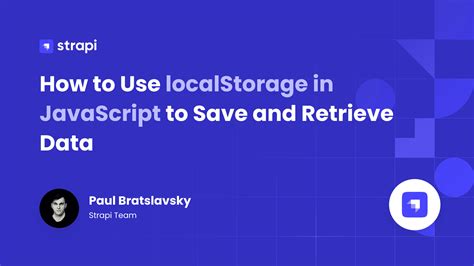 How To Use Localstorage In Javascript