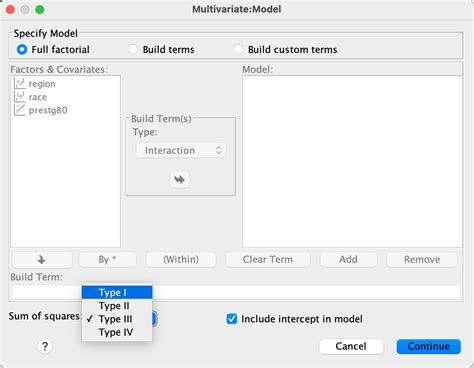 How To Run Hierarchical Multivariate Multiple Regression SPSS Statistics