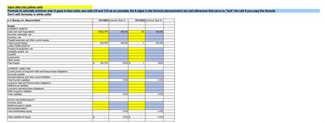 Solved Input Data Into Yellow Cellsformula To Calculate