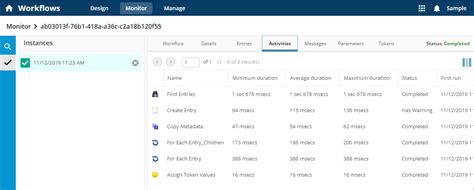 Viewing An Instance Report