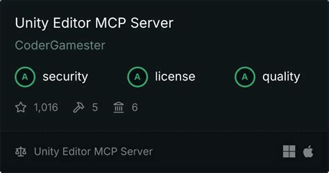 Github Codergamestermcp Unity Model Context Protocol Mcp Plugin To Connect With Unity