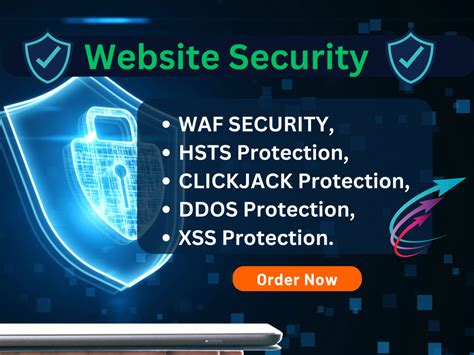 Website Security Waf Security Hsts Clickjack Xss Ddos Protection Upwork