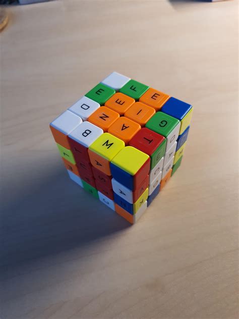 A Practicing Cube For The 4x4 Mastermorphix R Cubers