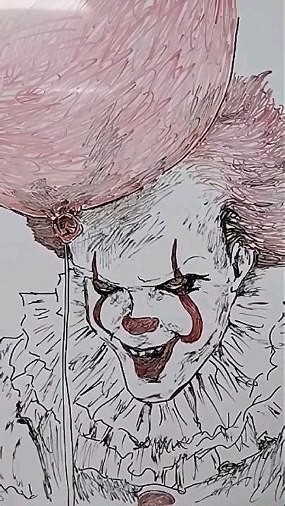 화이트보드에 페니와이즈 그리기 It 그것 Youtube