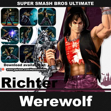 Ssbu Mod Richter Werewolf By Hanxulz On Deviantart