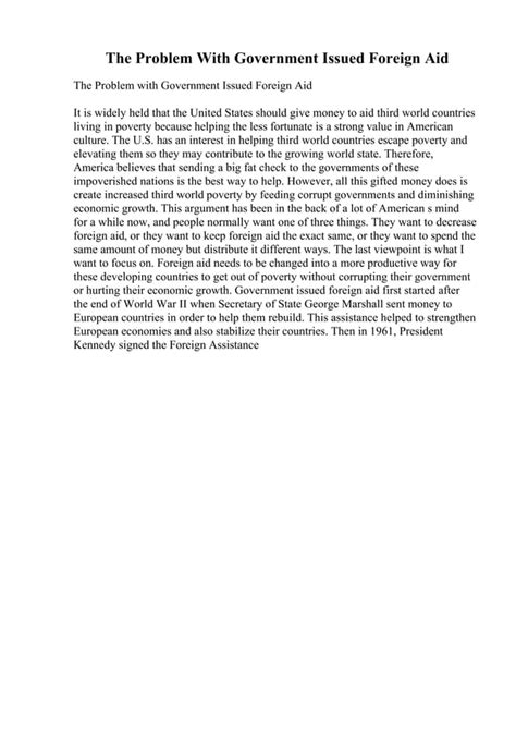 Sample Informative Essay Examples Pdf