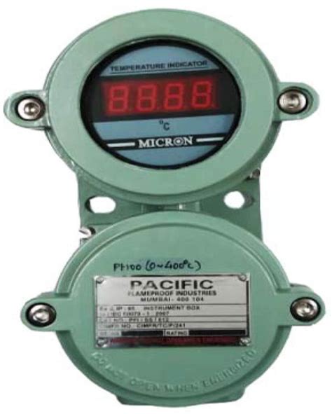 Micron Flameproof Temperature Indicator Measuring Instruments Your One Stop Solution For