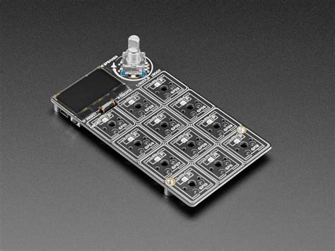 Adafruit Macropad Rp2040 Starter Kit 3x4 Keys Encoder Oled [adabox019 Essentials] Id