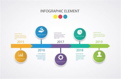 Premium Vector Timeline Infographic Template