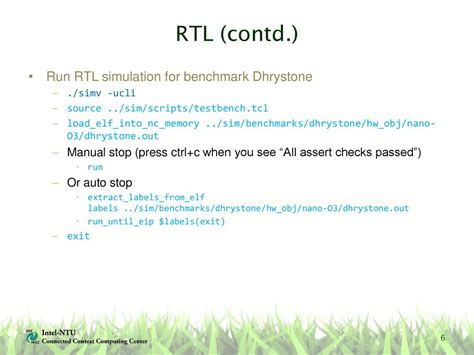 Intel Siskiyou Peak CPU How To Run Simulation Ppt Download
