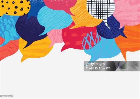Speech Bubbles Background High Res Vector Graphic Getty Images